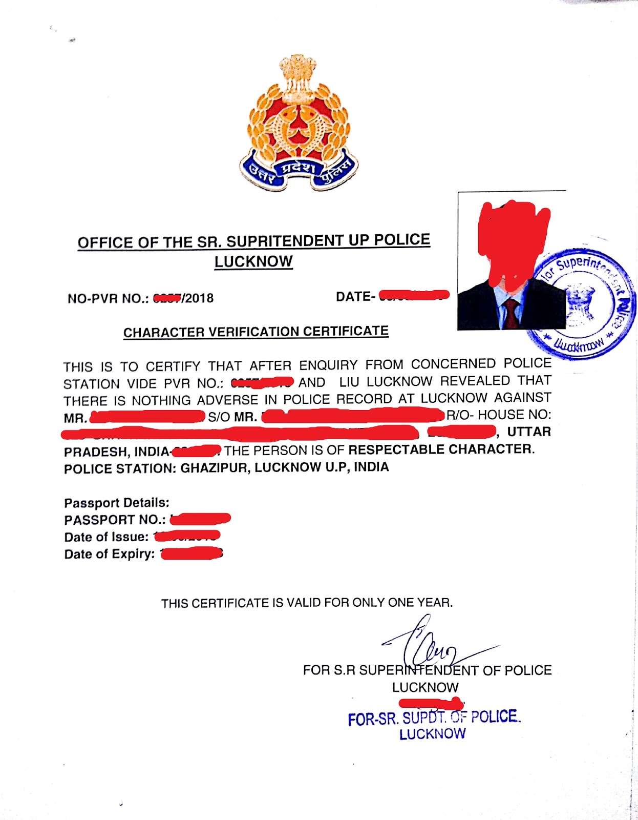 Good Conduct Certificate Sample Techtippr