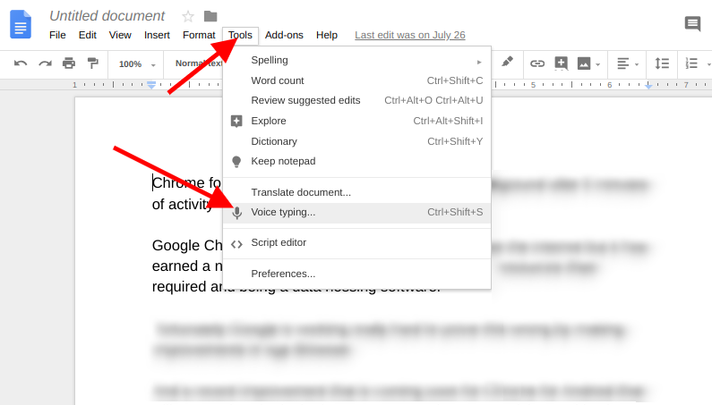 How To Enable Google Voice Typing On Google Chrome And Android